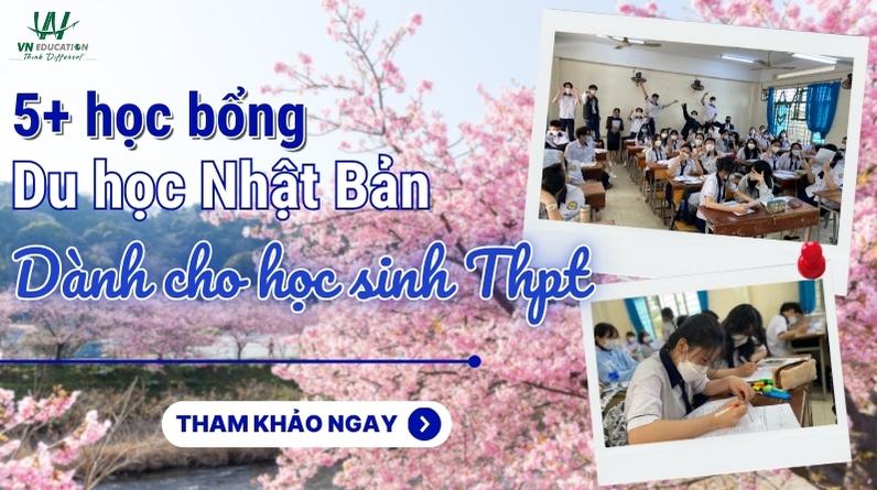 5+ học bổng du học Nhật Bản hấp dẫn dành cho học sinh THPT